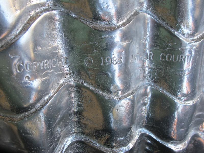 Arthur Court - A Large and Finely Detailed Aluminum Clam Shell by ...