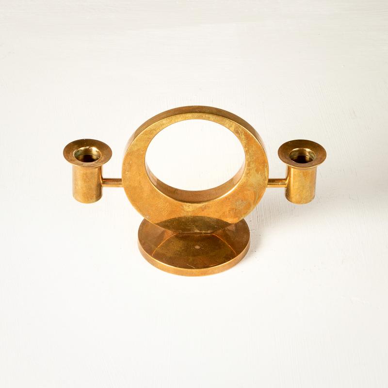 Arthur Pettersson - Brass Candle Holder by Arthur Pe, Kolbäck, Sweden ...