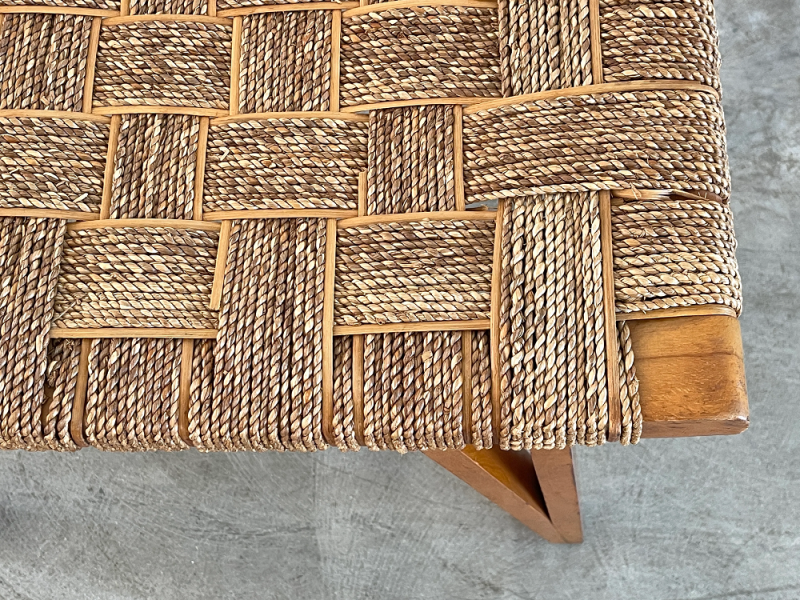 Augusto Romano - PAIR OF WOVEN STOOLS BY AUGUSTO ROMANO