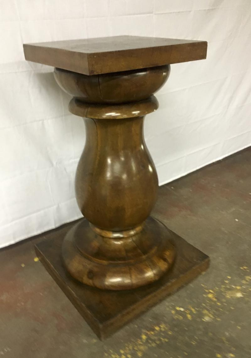 Awesome Solid Neo Classic Wood Pedestal