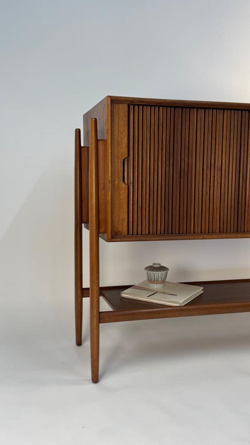 Barney Flagg - Tambour Door Parallel Credenza by Barney Flagg for Drexel