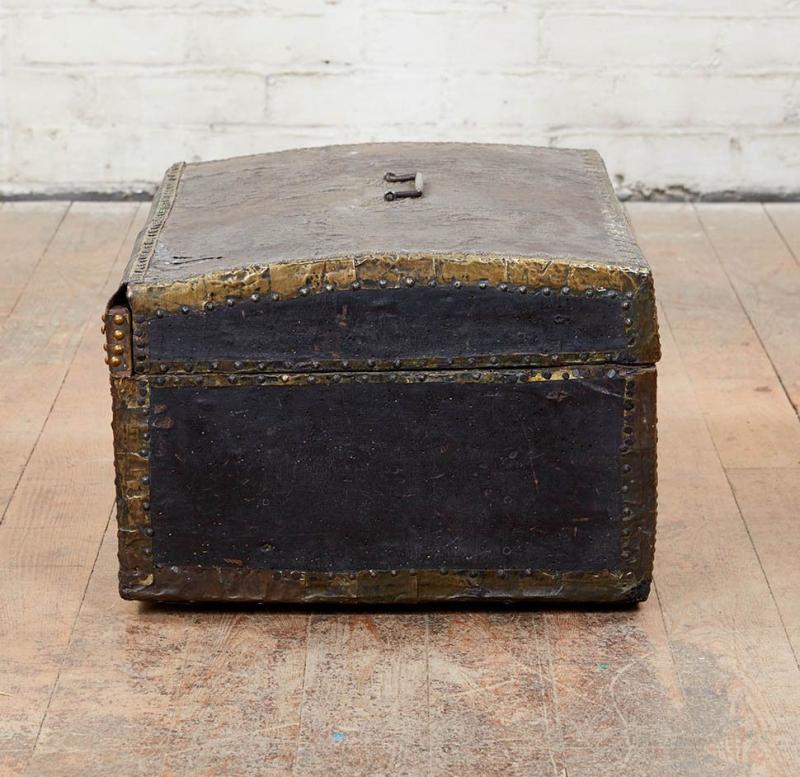 Baroque Studded Leather Document Box