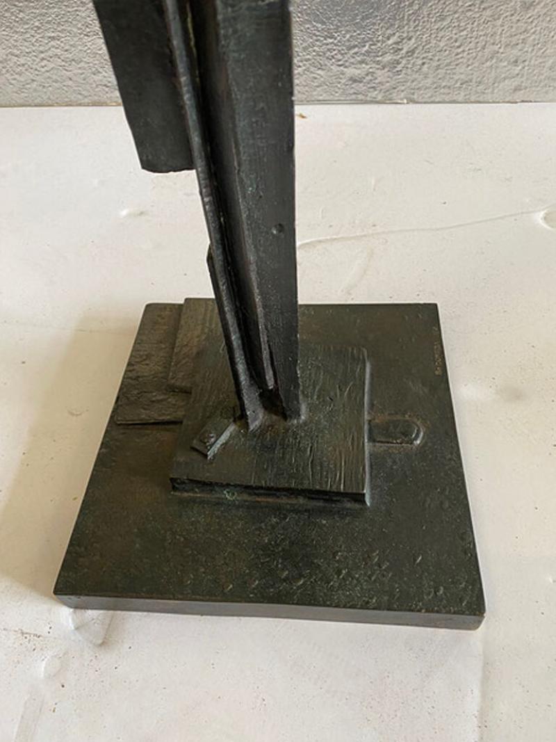 Bruno Romeda - BRONZE PATINATED ABSTRACT SCULPTURE BY BRUNO ROMEDA