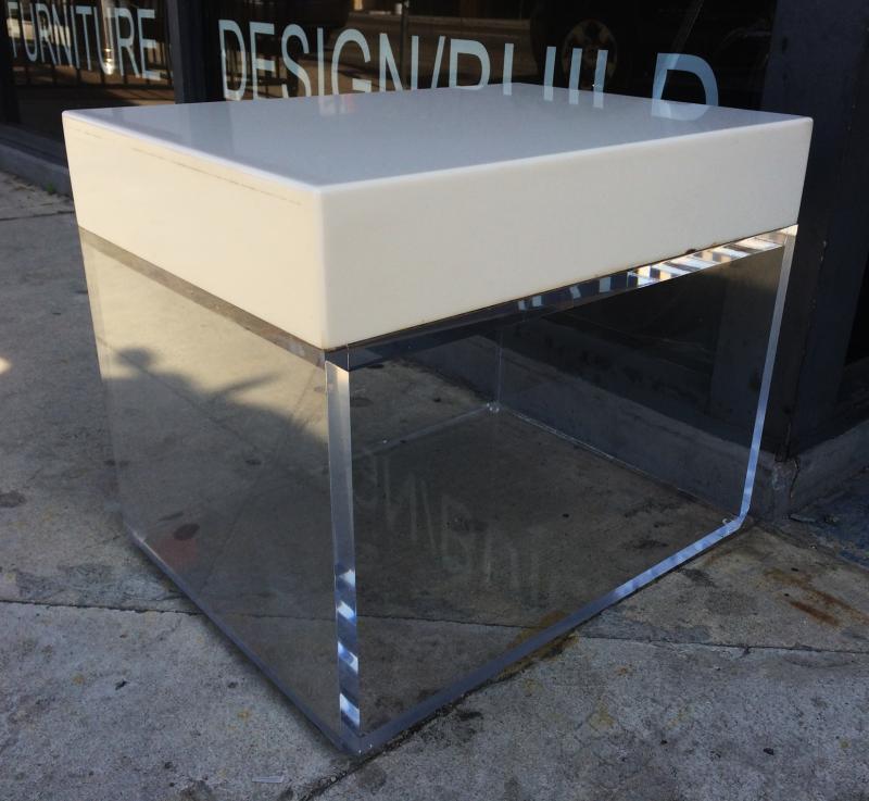 Cain Modern - Stunning Side Tables, Benches in Lucite and Corian by ...