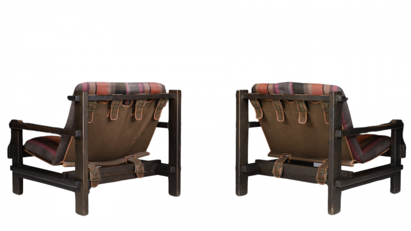 Carl Straub - 1960s Carl Straub modernist lounge chair