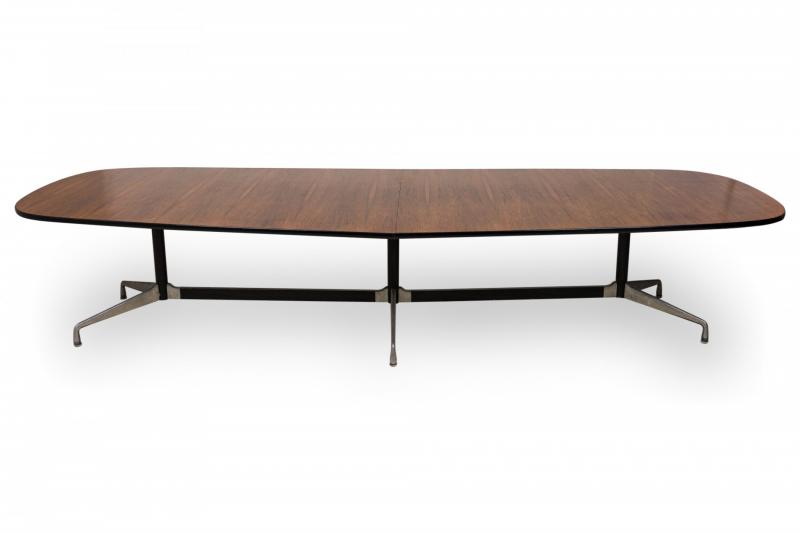 Charles & Ray Eames - Ray and Charles Eames for Herman Miller Rosewood and Aluminum Conference Table