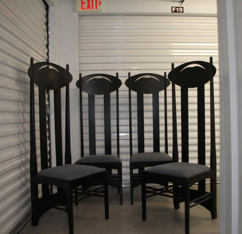 Charles Rennie Mackintosh - Set of 8 Argyle Chairs by Charles R ...