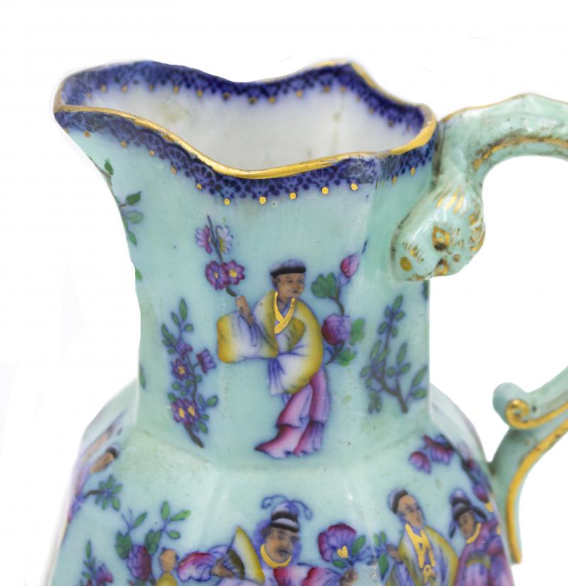 Chinoiserie Copeland Late Spode Blue Dragon Pitcher