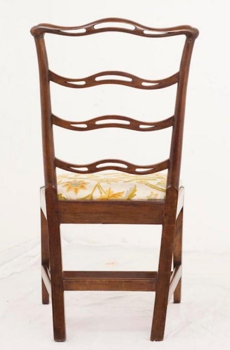 Chippendale Georgian Ladder Back Chair