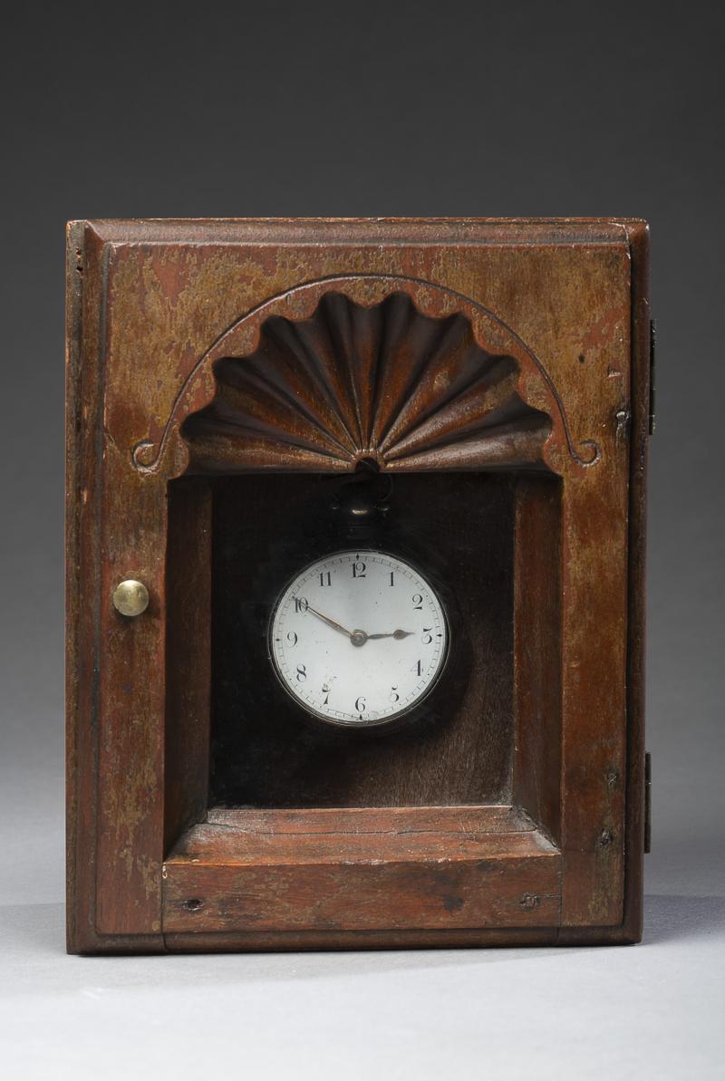 Chippendale Shell-Carved Watch Hutch