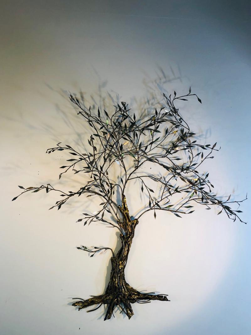 Curtis Jeré - Brutalist Tree of Life Wall Sculpture
