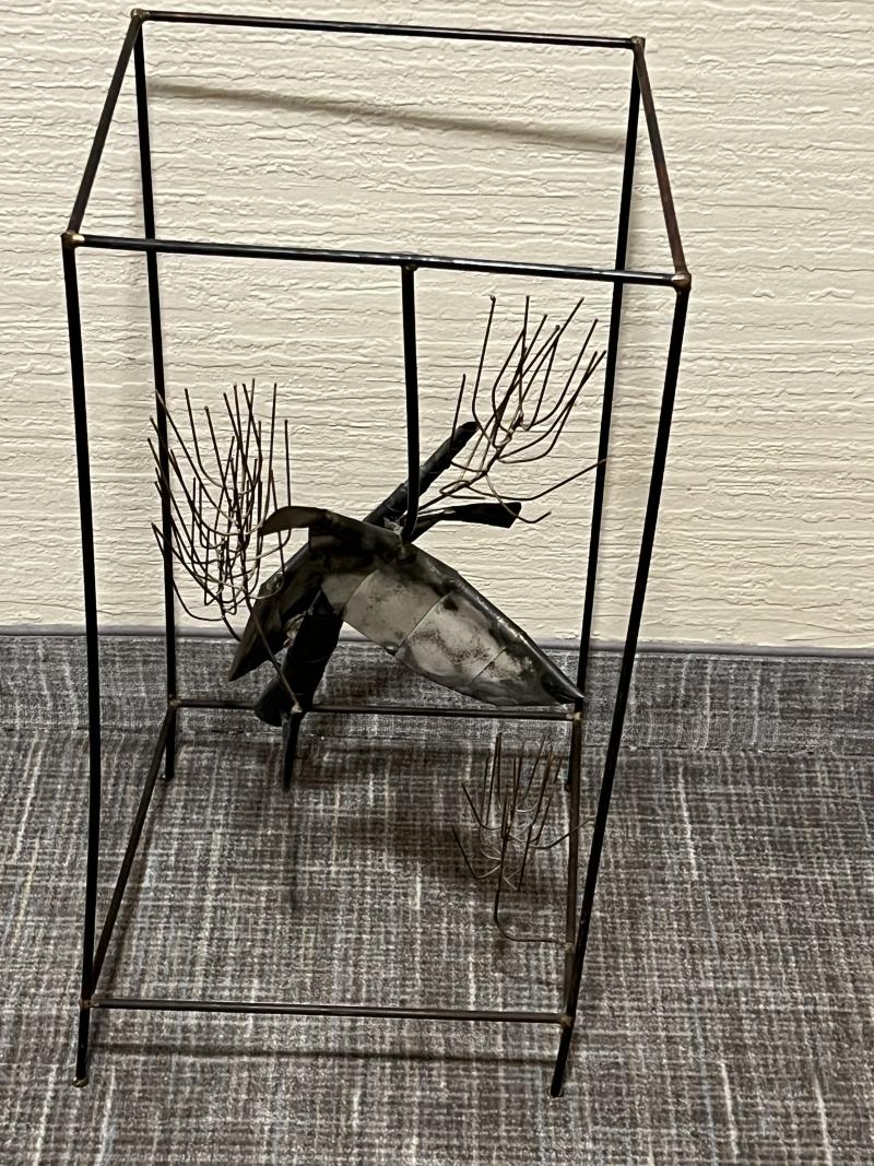 Curtis Jeré - CURTIS JERE FISH AND PLANTS BRUTALIST SCULPTURE