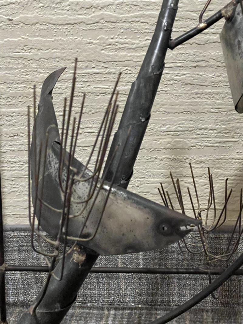 Curtis Jeré - CURTIS JERE FISH AND PLANTS BRUTALIST SCULPTURE