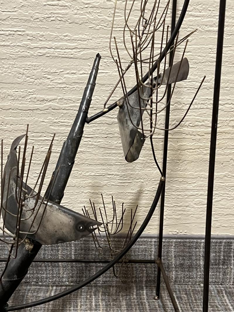 Curtis Jeré - CURTIS JERE FISH AND PLANTS BRUTALIST SCULPTURE