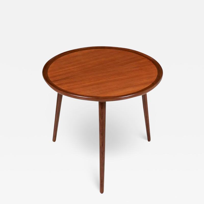 Danish Modern Teak Tripod Side Table