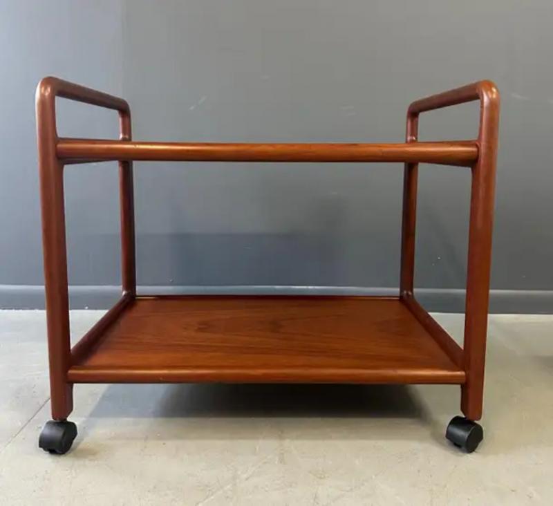 Danish Teak Mid Century Bar Cart or Drinks Trolley in the Style of Dane ...