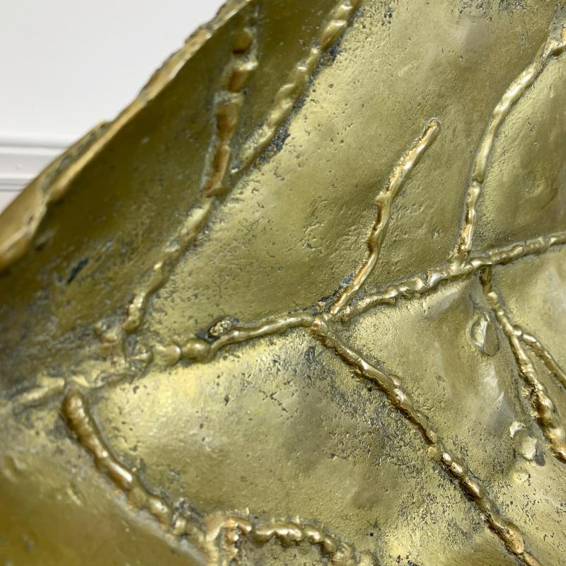 David Marshall - Decorative Brass Leaf Sculpture and Nut Cracker By ...