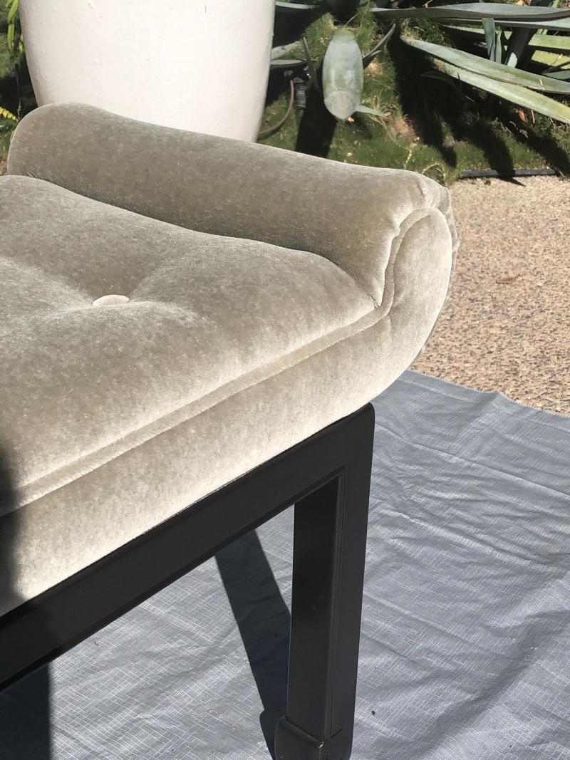 James Mont - James Mont style upholstered bench