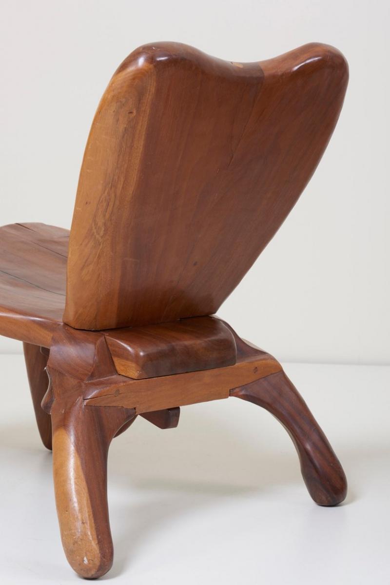 Don Shoemaker - Pair of Craft Wooden Studio Lounge Chairs by Don ...