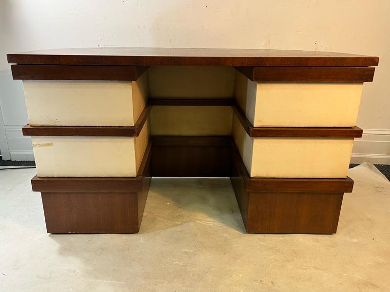 Donald Deskey - ICONIC ART DECO DESK DESIGNED BY DONALD DESKEY FOR ...
