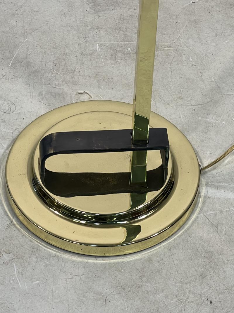 Donald Deskey - MODERNIST ART DECO BRASS FLOOR LAMP BY DONALD DESKEY