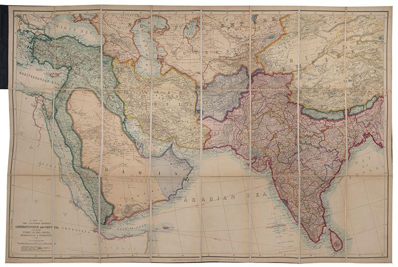 Edward Stanford - Map of the countries between Constantinople and ...