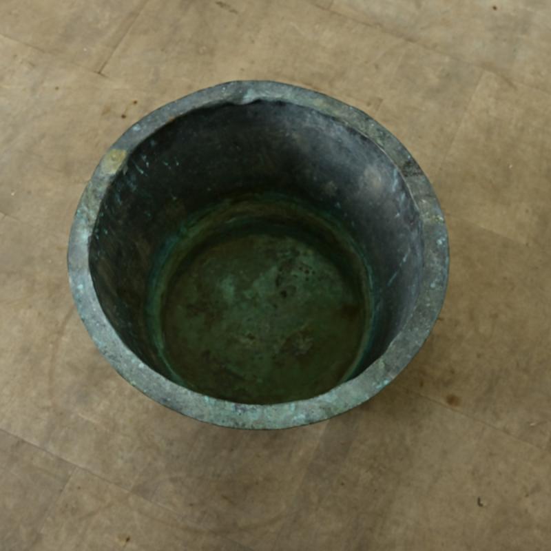 English 19th Century Oxidized Copper Pot