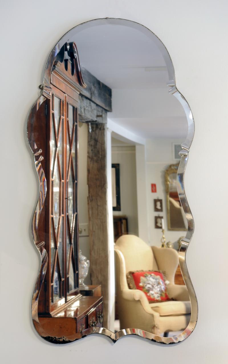 English Queen Anne Style Mirror