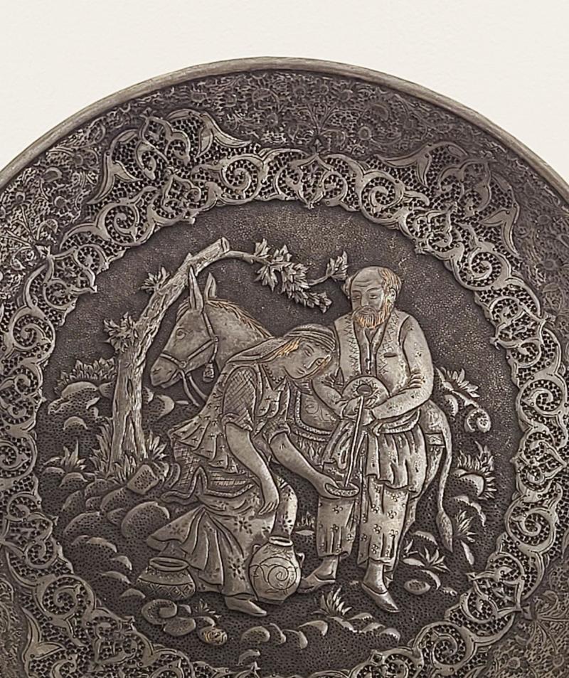 English Victorian Silver Plated Electrotype Platter, circa 1880