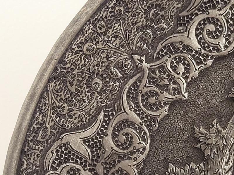 English Victorian Silver Plated Electrotype Platter, circa 1880