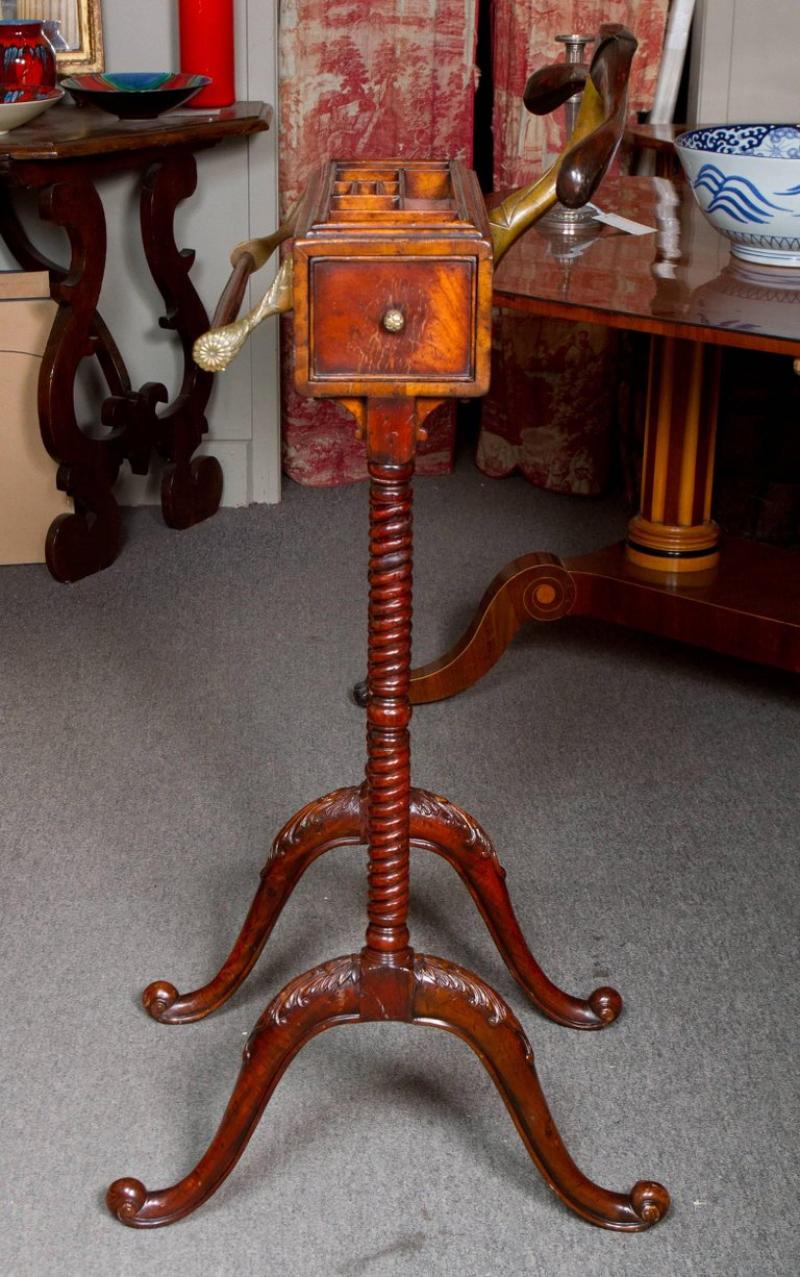 English Walnut Butler Stand or Valet