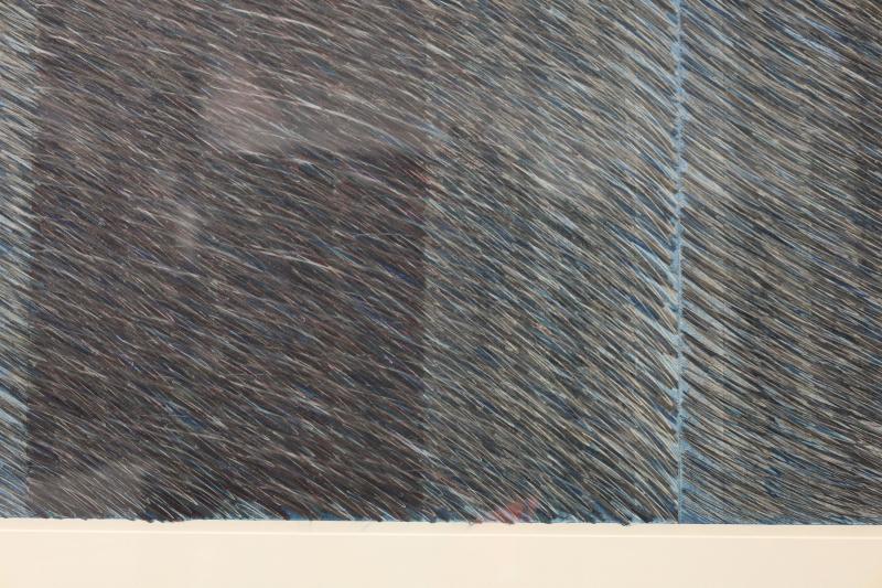 Eric Terry - Eric Terry, "Blue Flow", Graphite on Paper, 1975