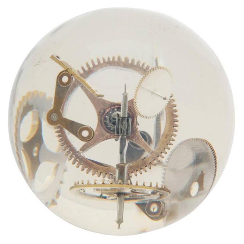 Exploded Watch Parts Sphere, Resin, Acrylic, Lucite