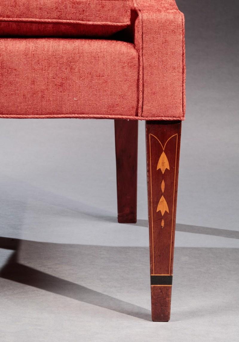 FEDERAL INLAID WING CHAIR