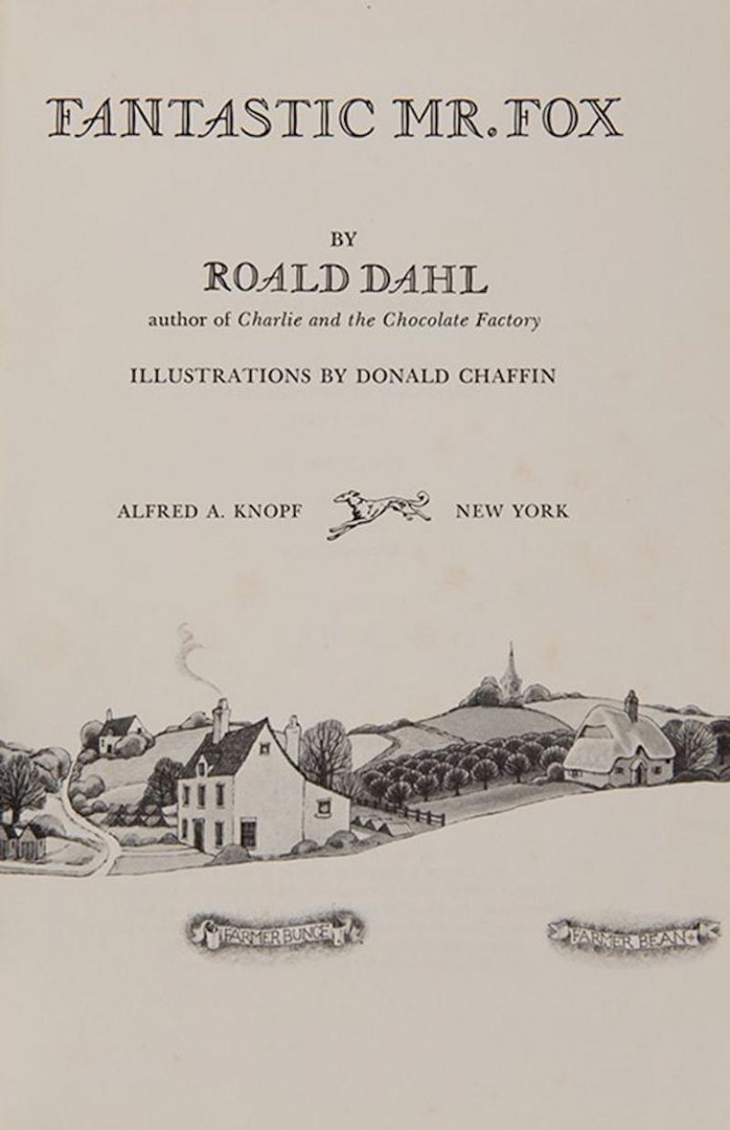 Fantastic Mr. Fox by DAHL, ROALD; CHAFFIN, DONALD (ILLUSTRATOR).