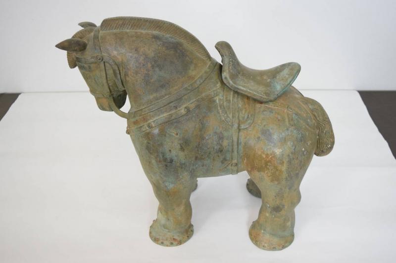 Fernando Botero - Botero Styled Horse Sculpture in Bronze, Pair Available