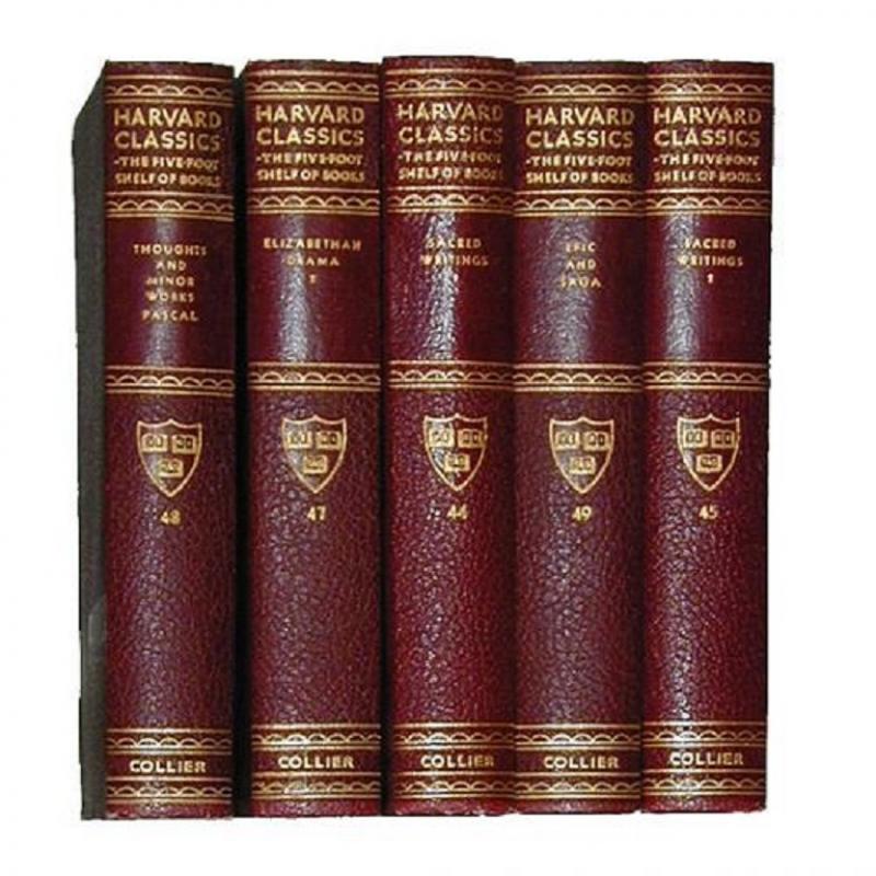Five Volumes of Harvard Classics