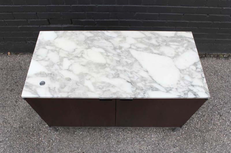 Florence Knoll - Knoll Marble Top Credenza in Walnut and Calacatta ...