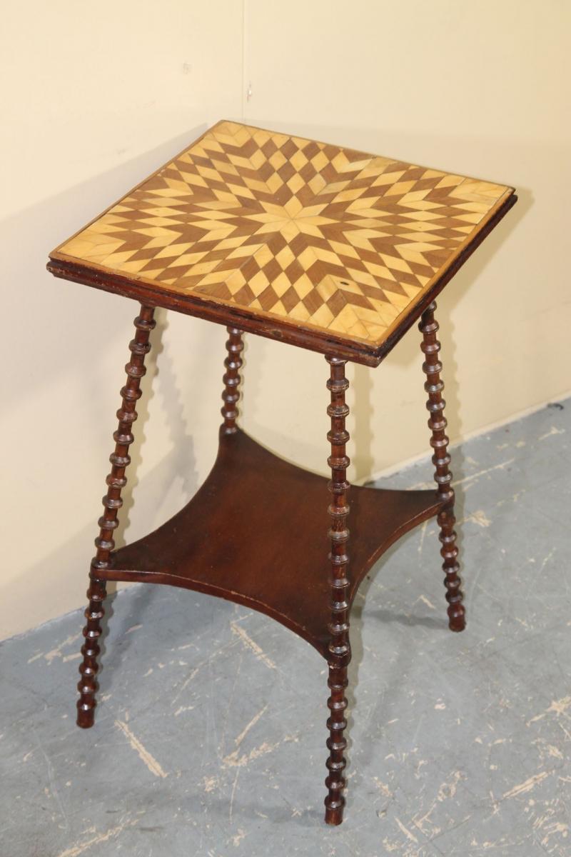 Folk Art Side Table