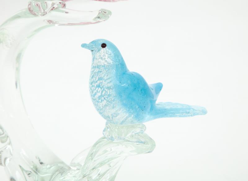 Formia Murano - 1970's Formia Murano Glass Birds Sculpture