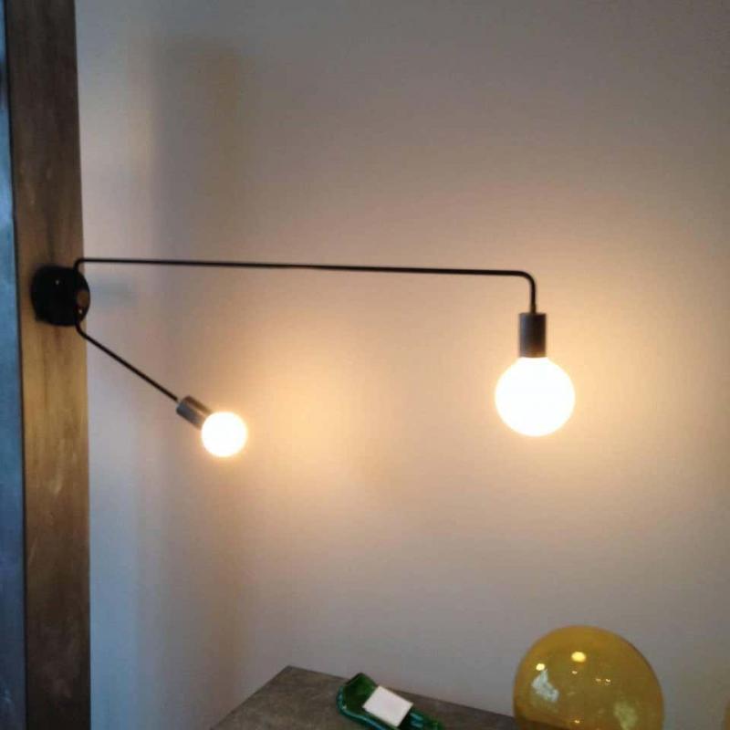 Four Modern Articulating Wall Arm Extension Lights / Sconces