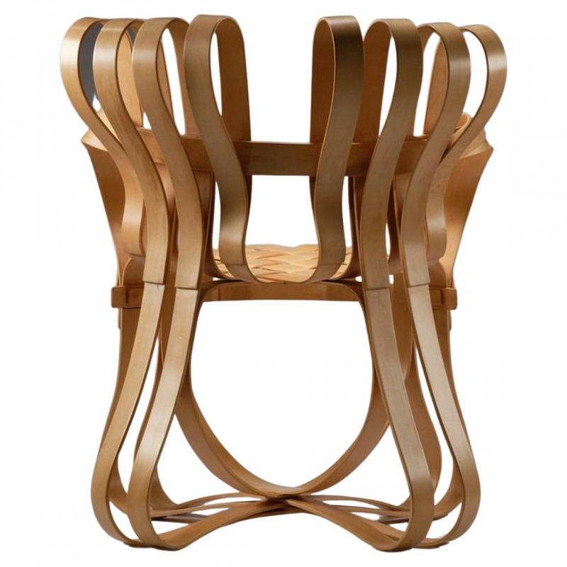 Frank Gehry - Frank Gehry for Knoll, Pair of Cross Check Chairs in Bent ...