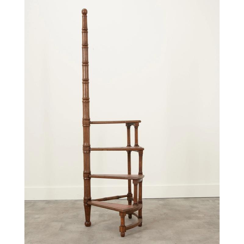 French 19th Century Library Steps