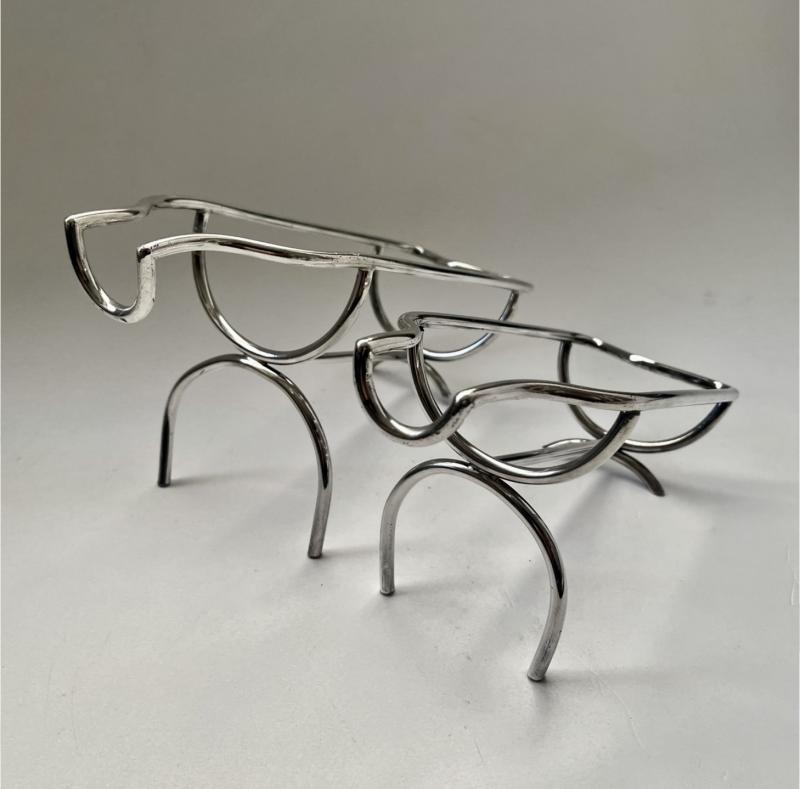 French Art Deco Sterling Silver Wine Bottle Holders in Standard and ...