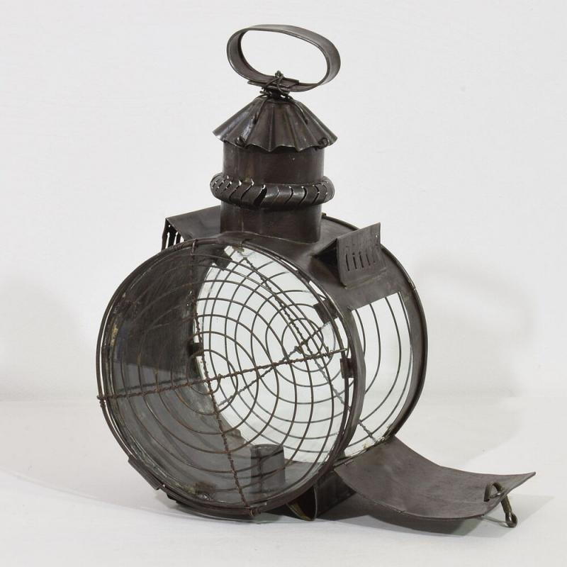 French, Early 19th Century Metal Lantern