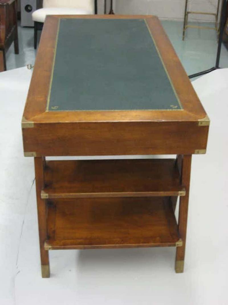 French Mid-Century Modern Marine Navigator's / Campaign Desk
