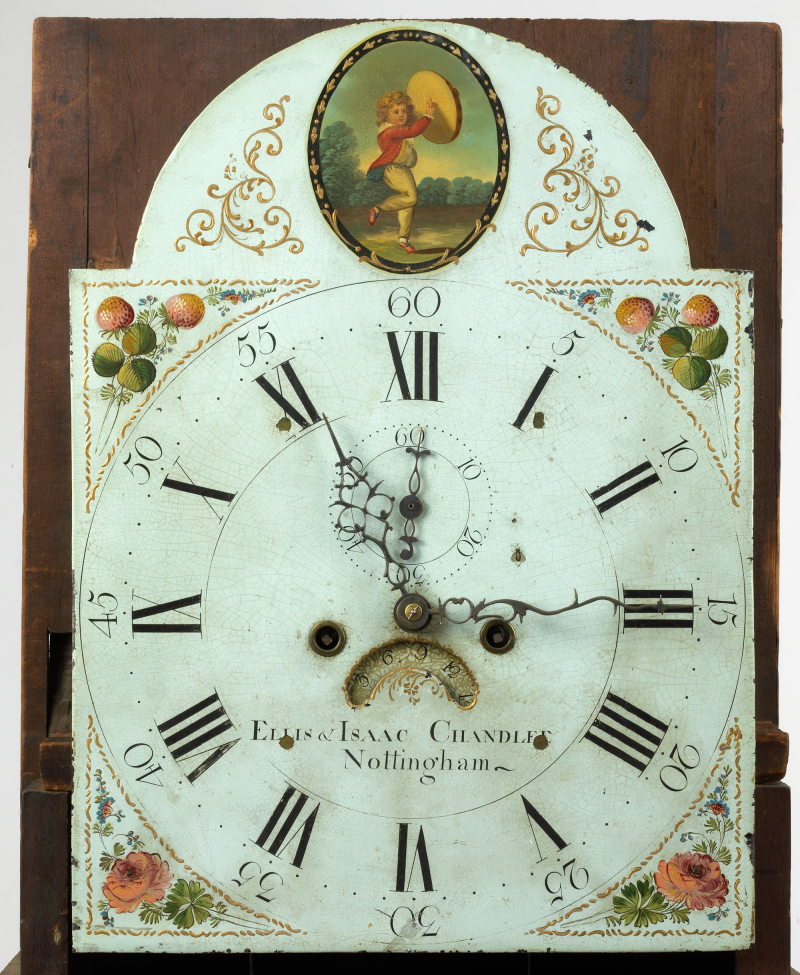 Isaac & Ellis Chandlee - An Eight Day Walnut Tall Case Clock, Circa ...