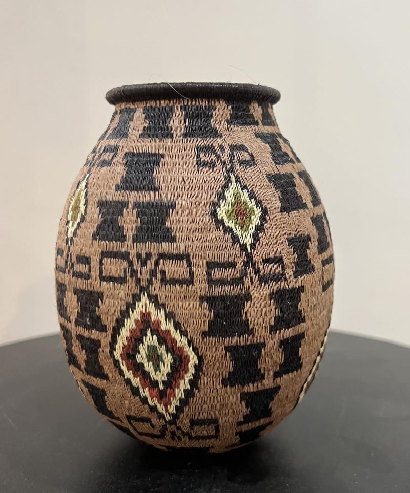 Geometric Rainforest Basket