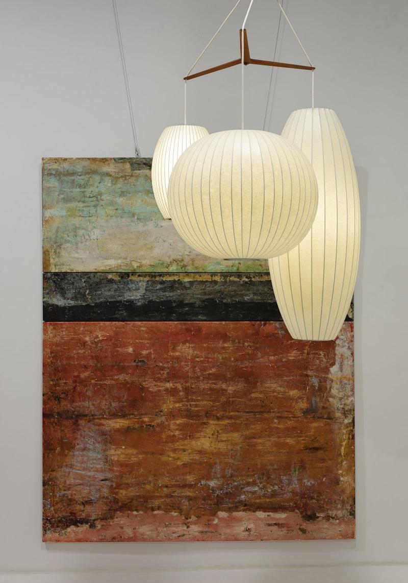 George Nelson - George Nelson for Herman Miller Triple Bubble Chandelier