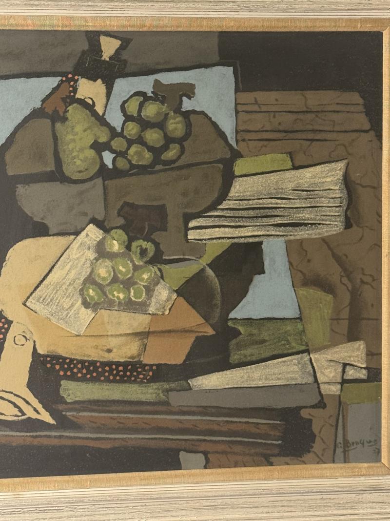 Georges Braque - EARLY CUBIST GEORGES BRAQUE MODERNIST STILL LIFE PRINT